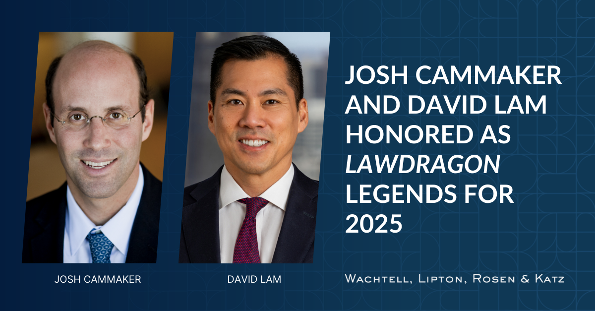 Cammaker and Lam Honored as Lawdragon Legends for 2025 - WLRK